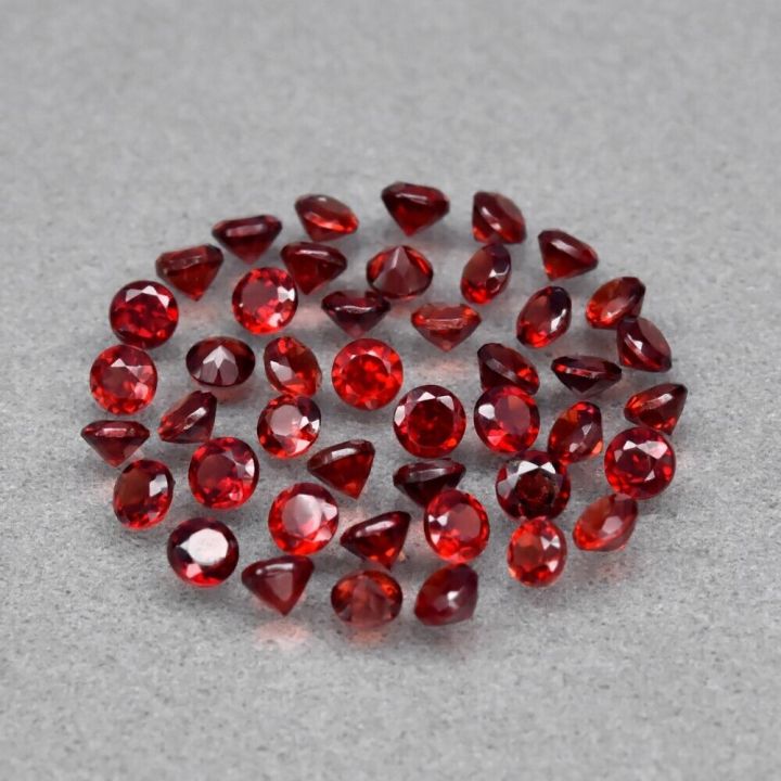 Naturalny granat rodolit 2,5mm do wyrobu biżuterii